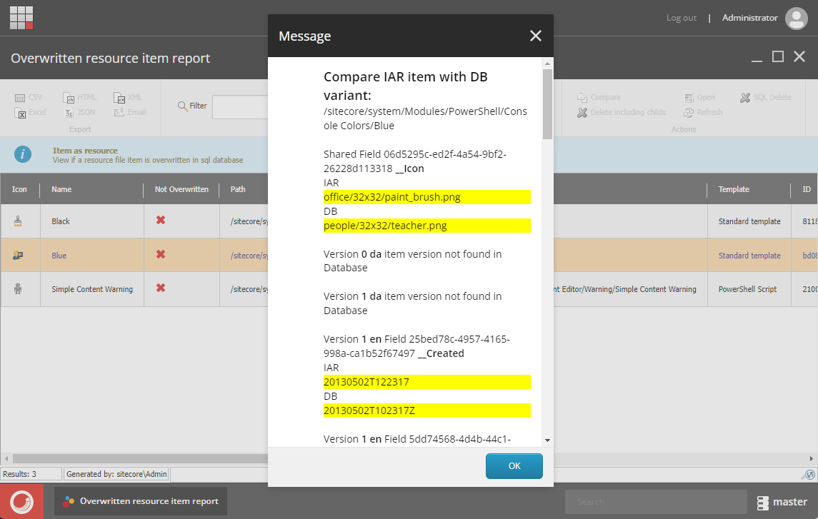 Comparing Sitecore Items as Resources: A Guide to Functionality and Comparison Methods